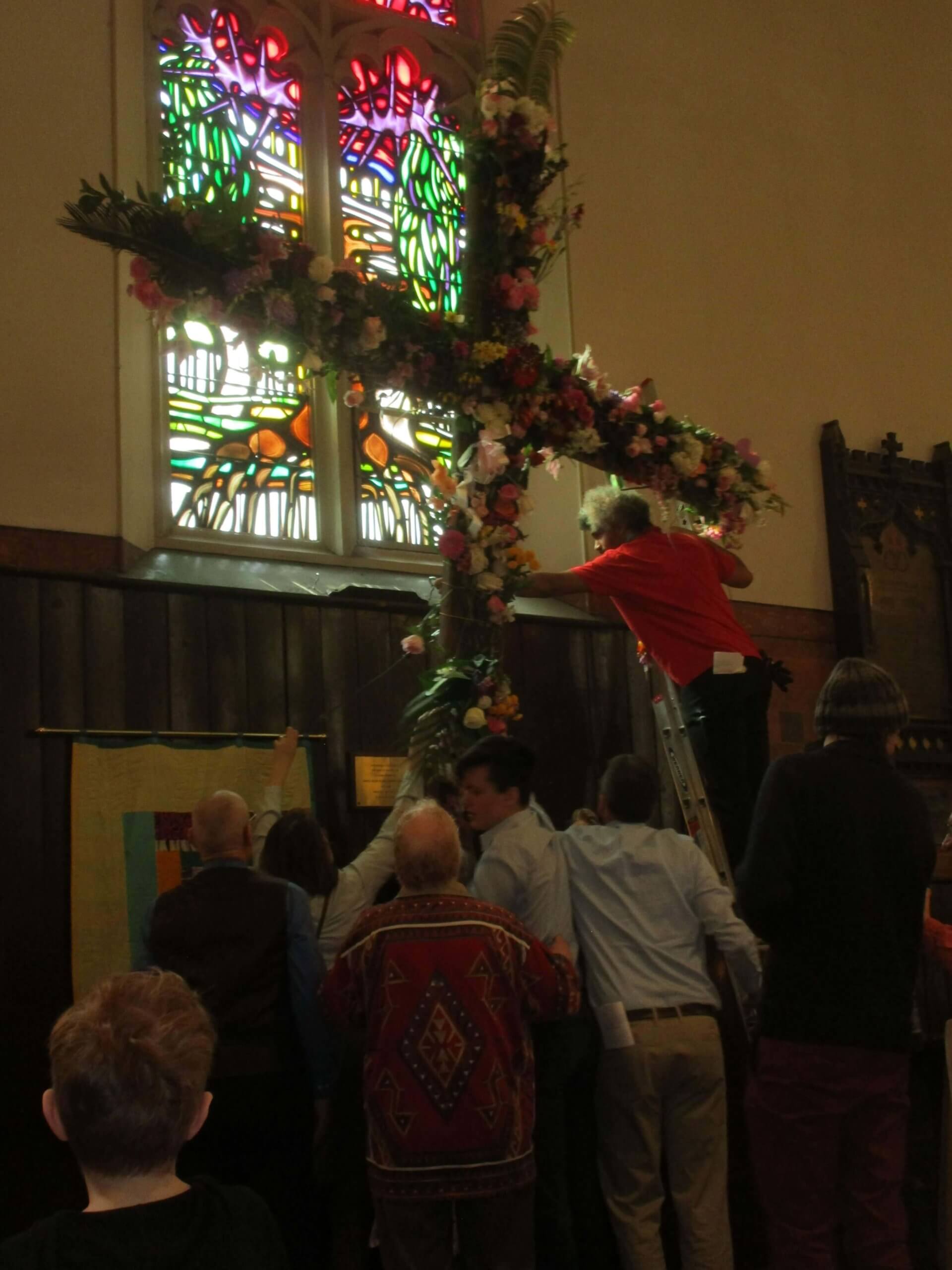 Securing the cross – Holy Trinity TO